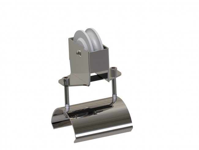 Cable trolleys 1 roller with saddle