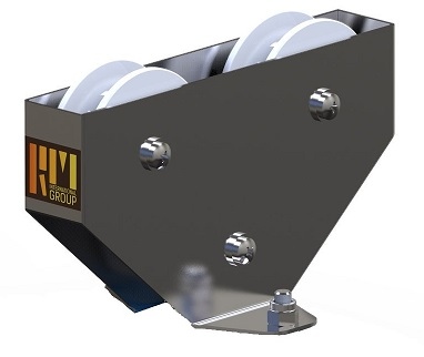 Cable trolleys 3 rollers with saddle