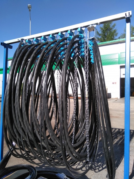 Preparation of cable trolleys for the production festoon system for the ...