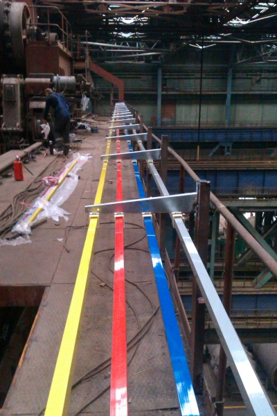 Conductor bar from 35 to 5000 Ampers.