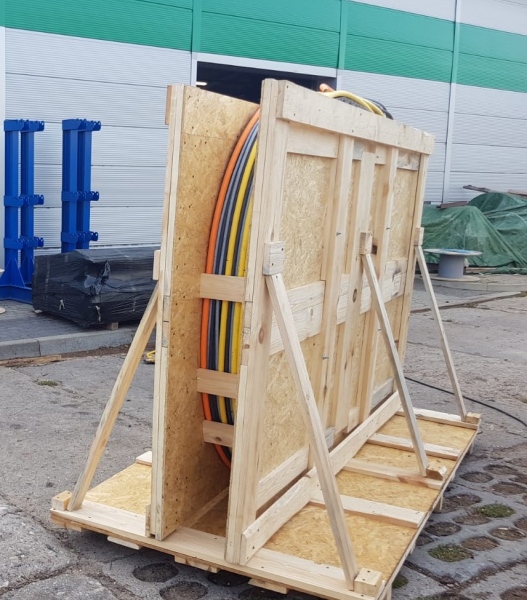 Supply of cable drag chains in full set with cables, trays, mounting ...