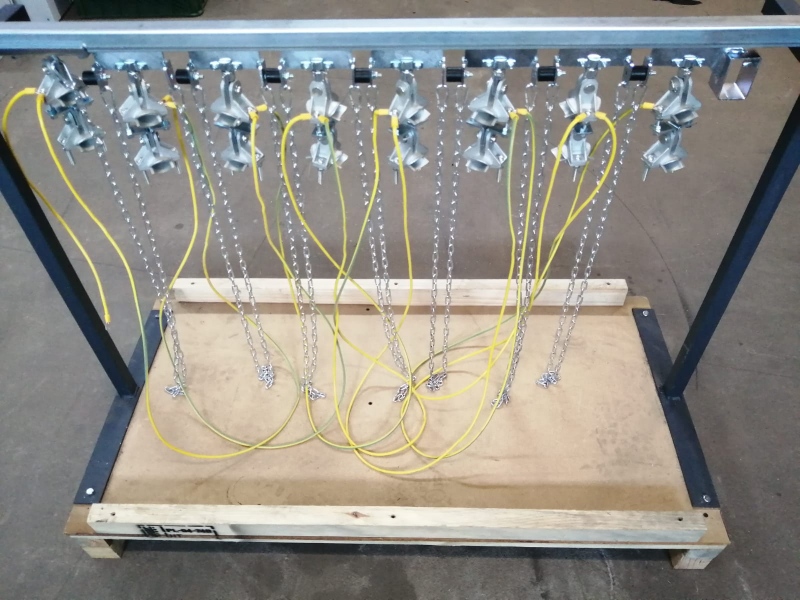 Cable trolleys, festoon system